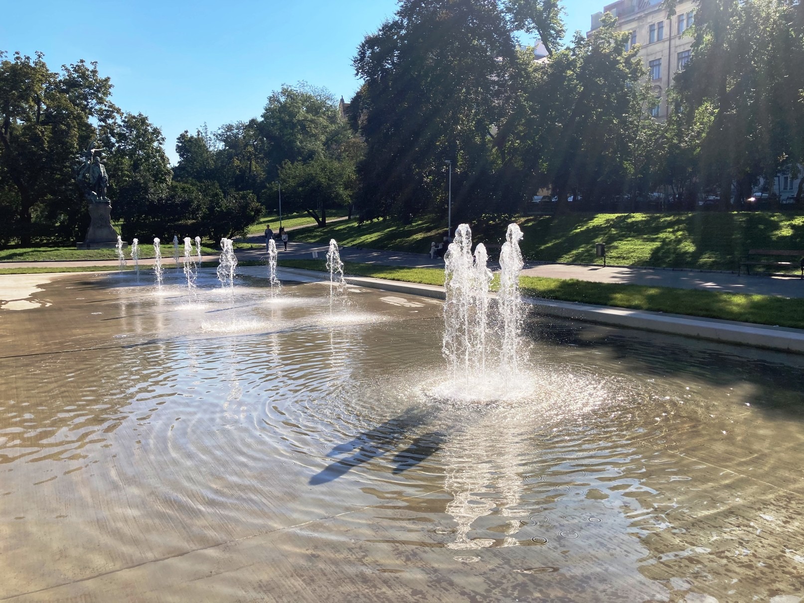 Fontána Sady Svatopluka Čecha Praha - Vodní technologie KTS-AME, s.r.o.