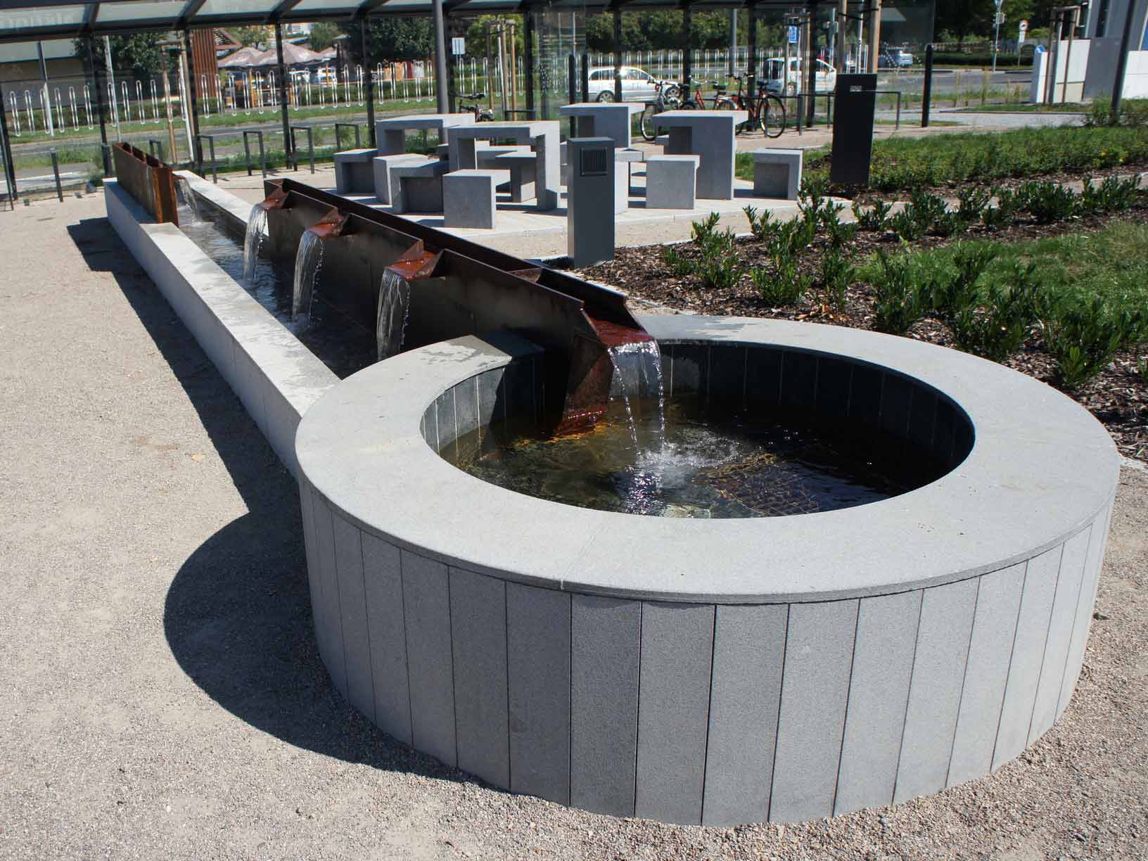 Fontána Terminál autobusové dopravy Pardubice - Vodní technologie KTS ...